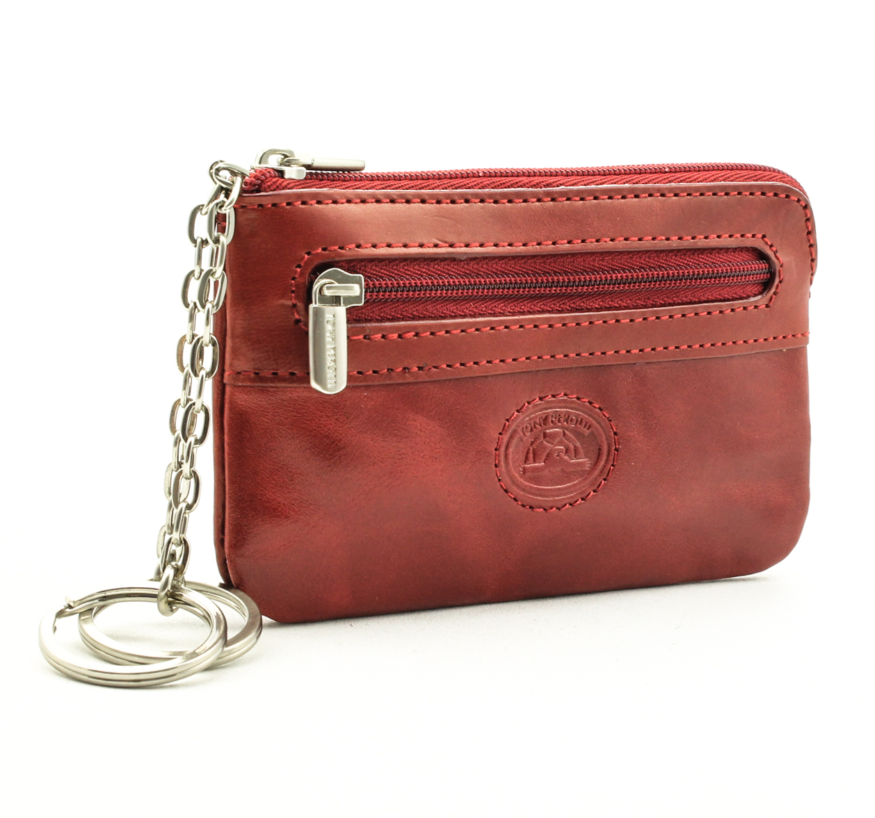 Tony Perotti Italian Leather Zippered Keychain Holder Case | eBay