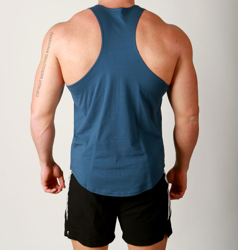 New Racerback Mens Gym Body Building Singlets Y T Back Muscle Tank Zyzz