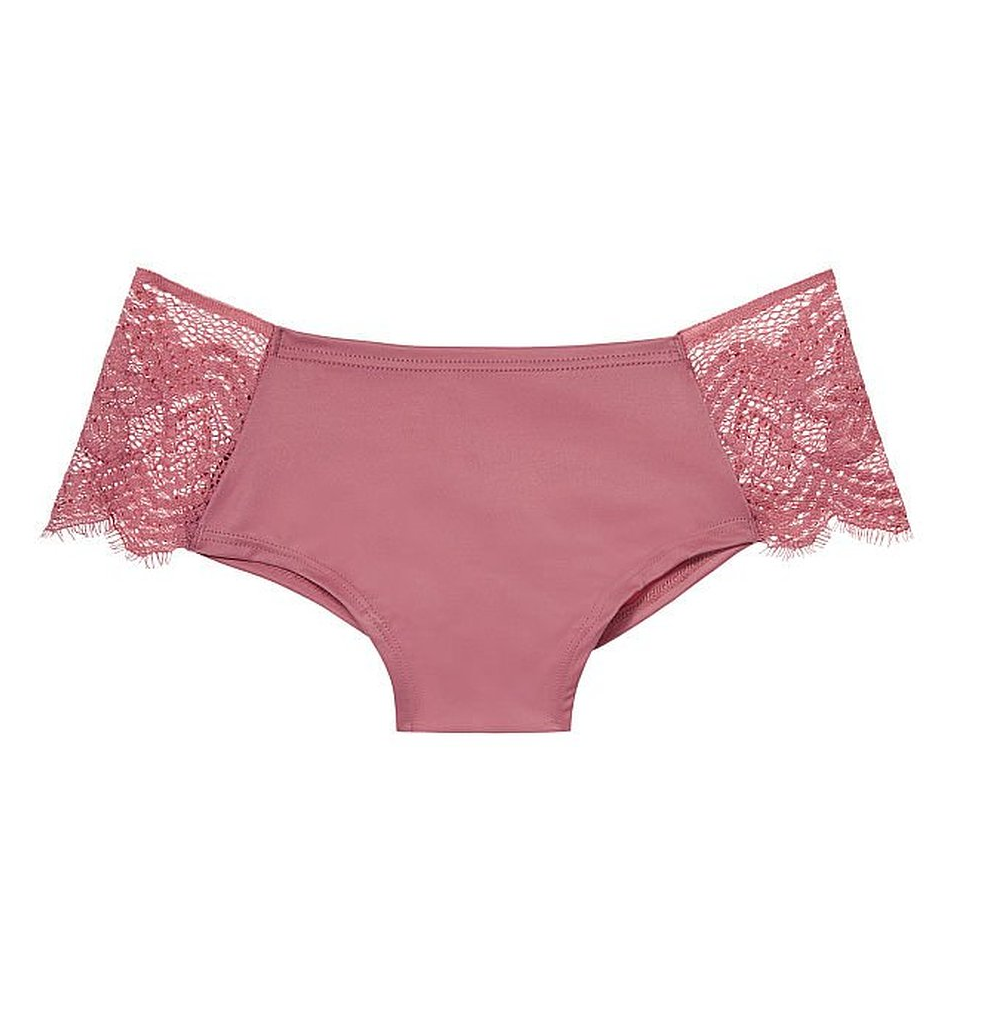Victorias Secret Pink Eyelash Lace Cheekster Panty