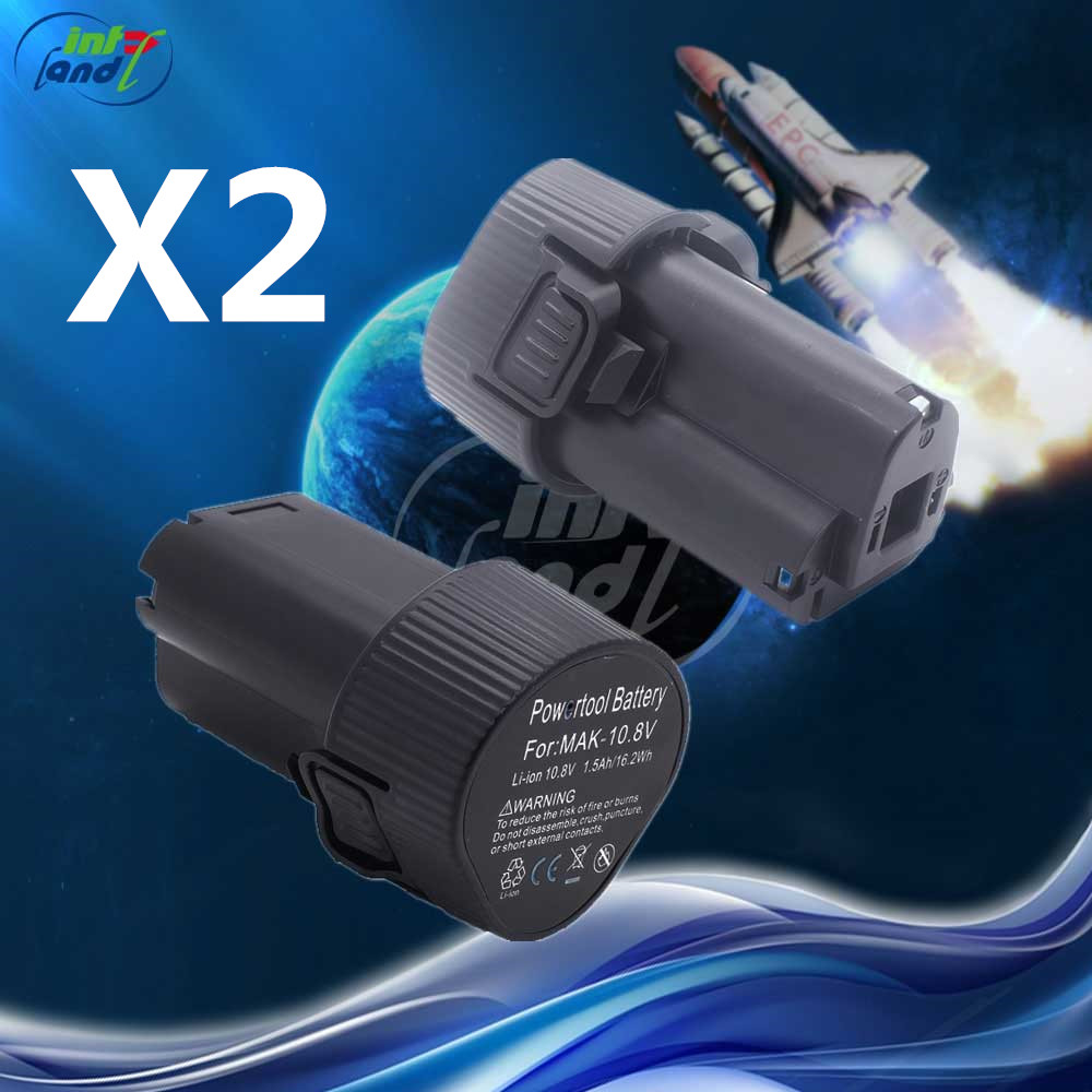 2STK MAKITA AKKU BL1013 1,5 Ah 10,8 Volt Lithium-ion Li-ion 1500mAh ...