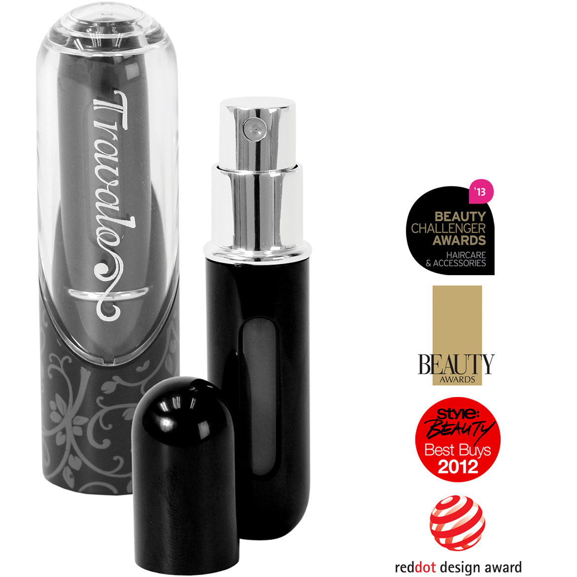 Travalo Excel Easy Refillable Perfume Atomizer Spray Black Ebay