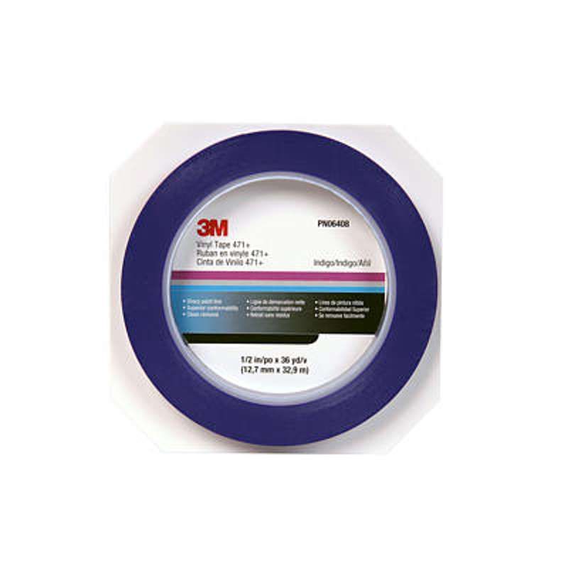 3M™ Vinyl Tape 471+, 1/4 inch, 06405/6405 BLUE FINE LINE TAPE 1/4" | eBay