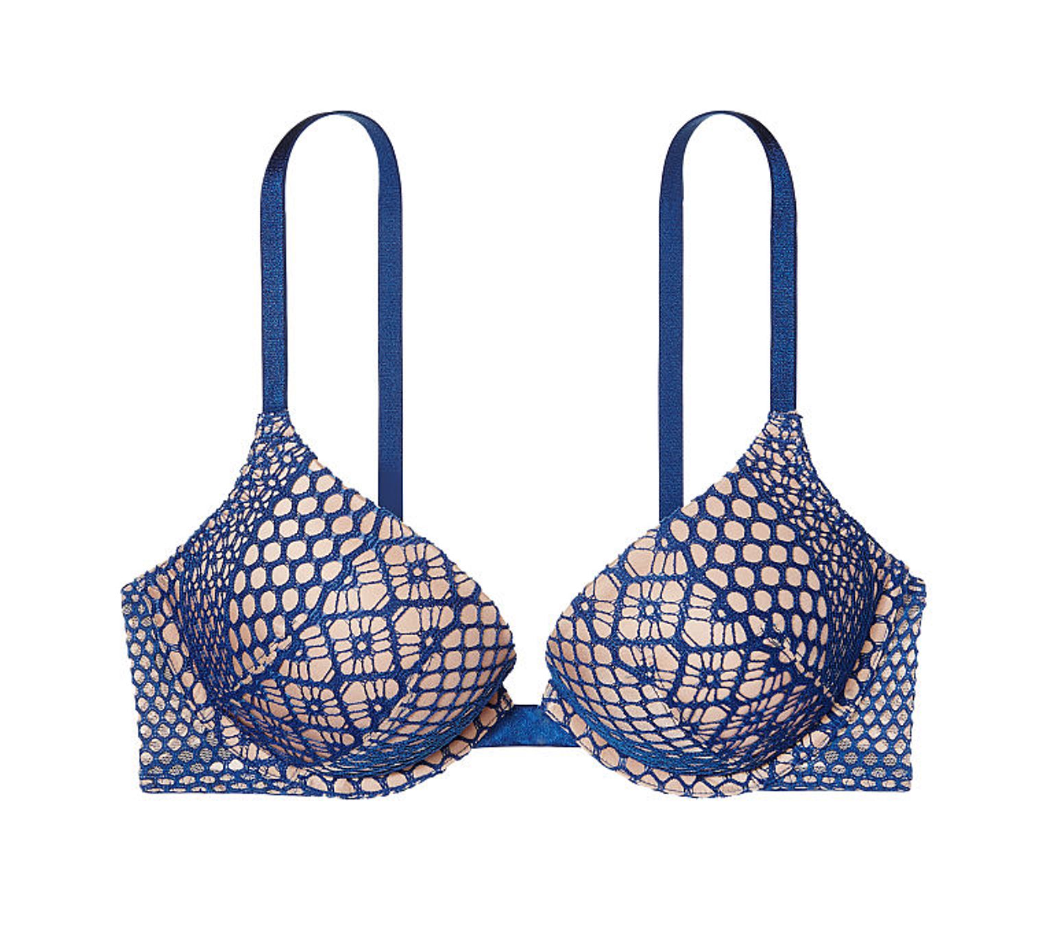 Victorias Secret Bombshell Miraculous Plunge Push Up Add 2 Cups Bra Ebay