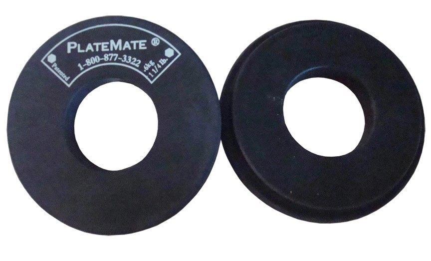 PlateMate 1 1 4 1 25 Lb Donut Add On Weight Plate Mate Pair EBay