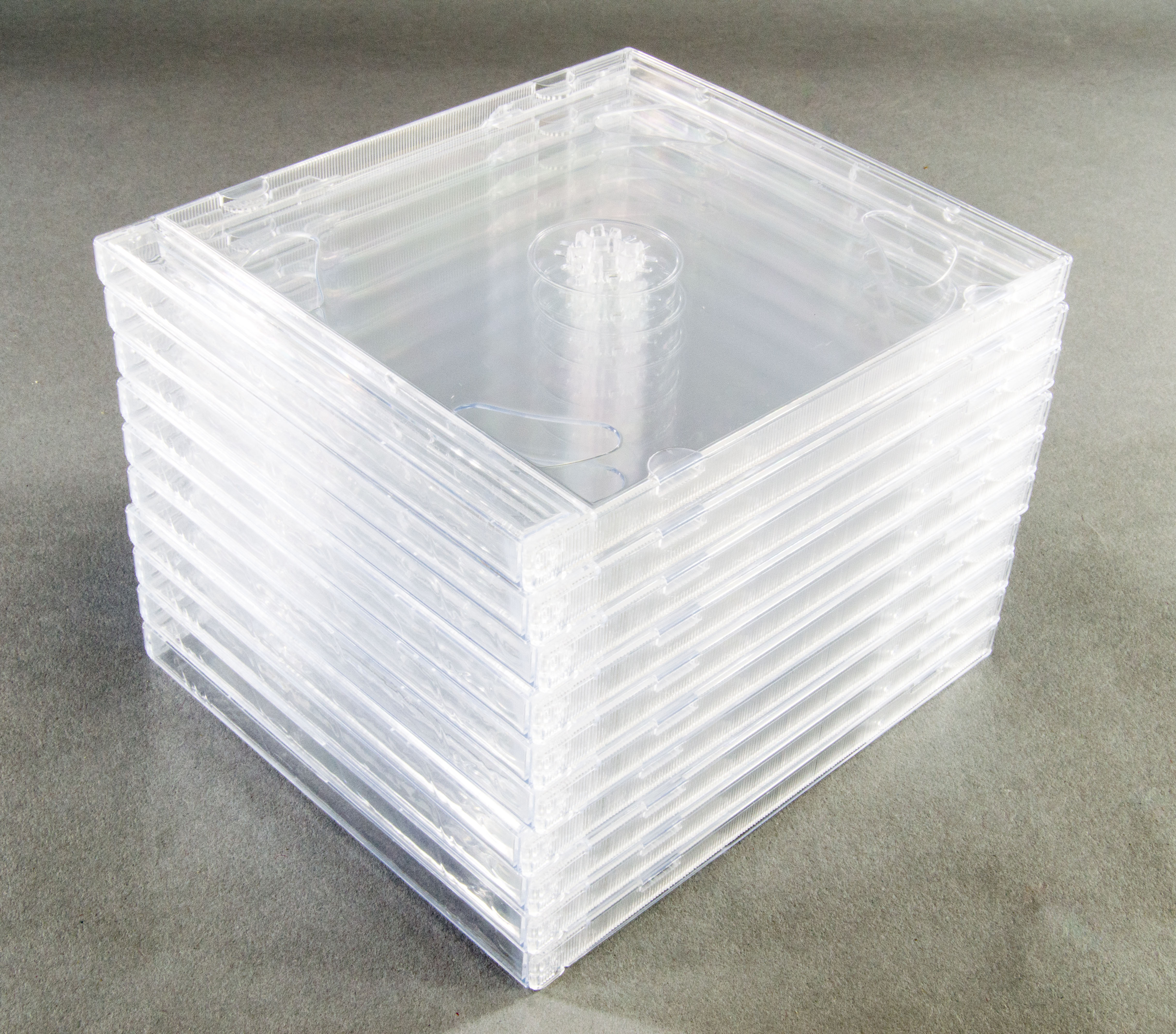 10 STANDARD Clear Double CD Jewel Case EBay 10-standard-clear-double-cd-jewel-case-ebay