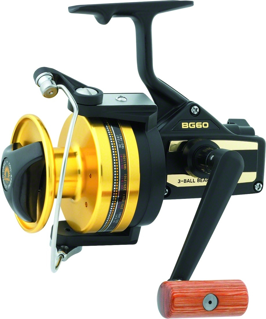 Daiwa BG60 Black Gold Spinning Fishing Reel 3BB, 4.7:1, 17/275 20/225 25/185 M | eBay