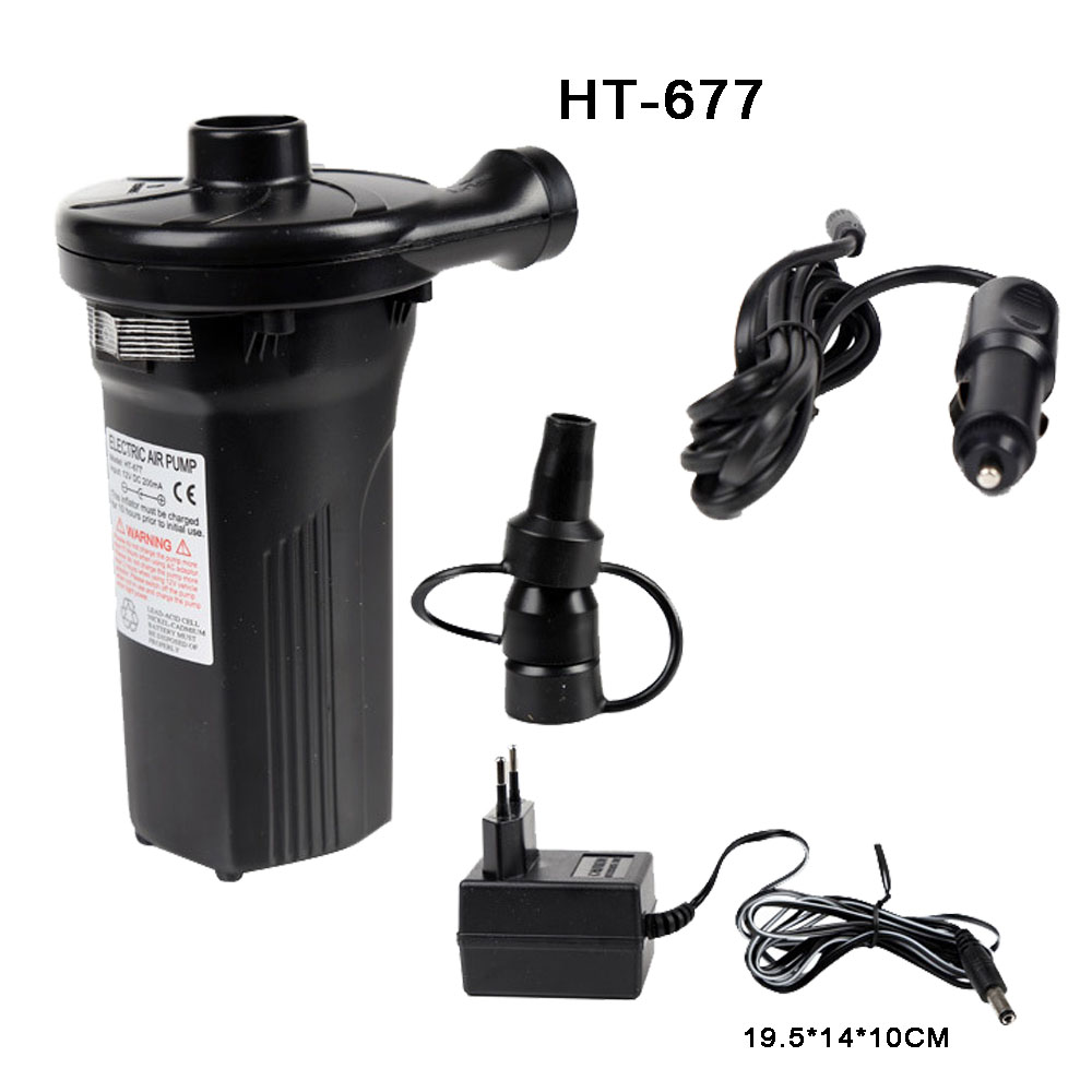 Inflator/Deflator Electric Air Pump 12V 240V Rechargeable Car Home ...