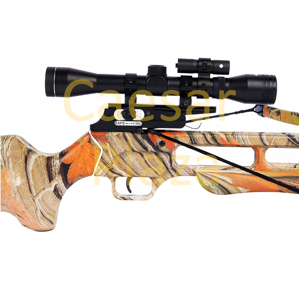 150 Lb Autumn Camouflage Pre Strung Hunting Crossbow Bow 4x20 Scope