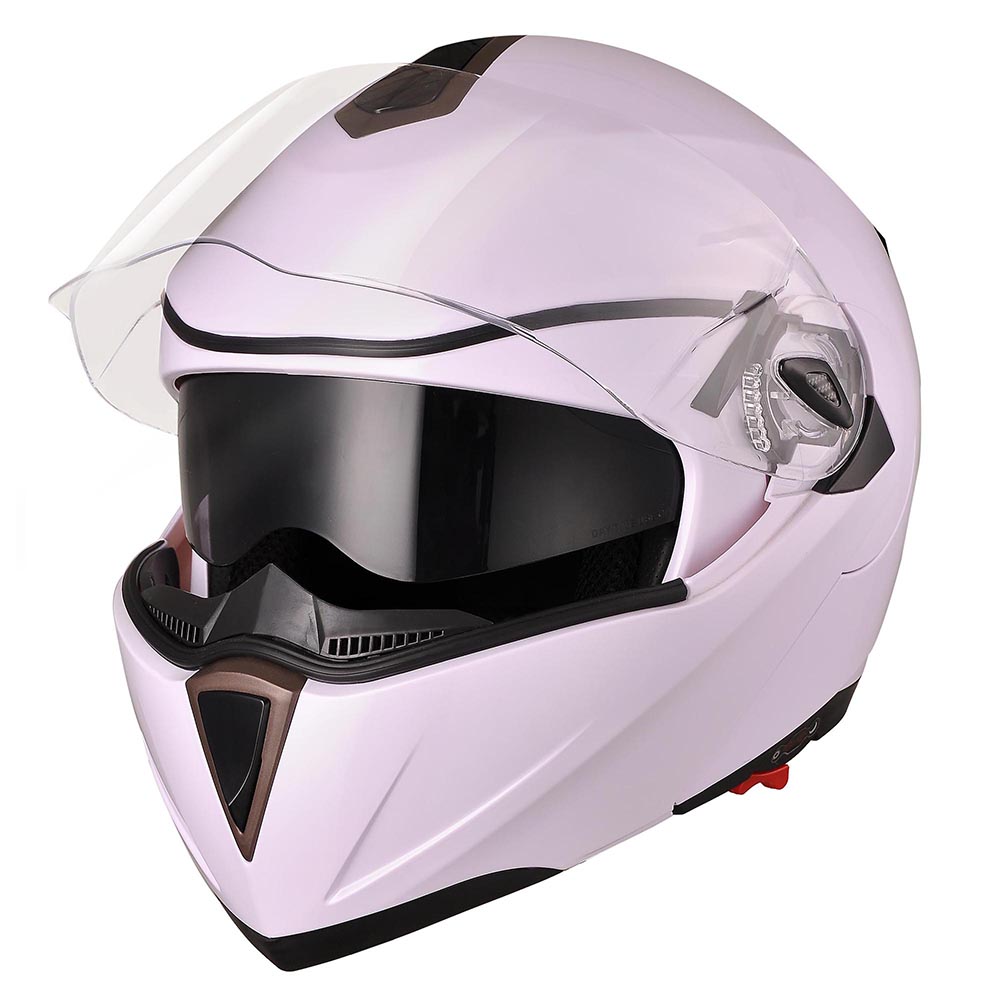 DOT Full Face Flip up Motorcycle Helmet Dual Visor Bike Race Size ... DOT Full Face Flip up Motorcycle Helmet Dual Visor Bike Race Size ...