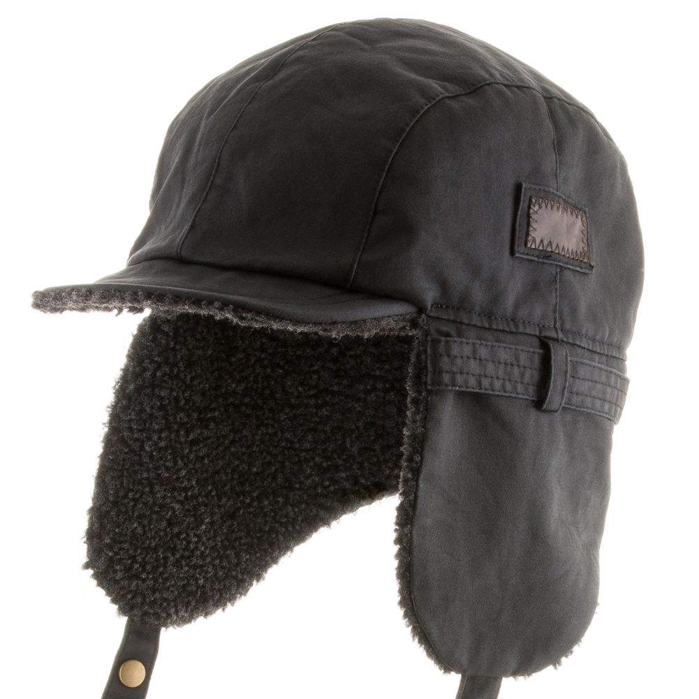 Best Pilot Trooper Aviator Cap Faux Leather Hat Ushanka Trapper