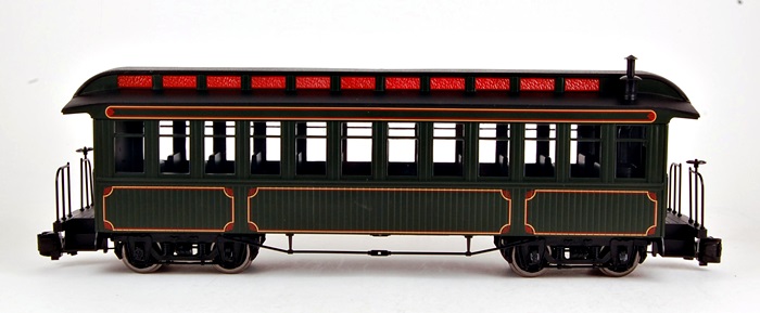 Bachmann G Scale Train 1225 Unlettered Olive Passenger Car 89399 Ebay