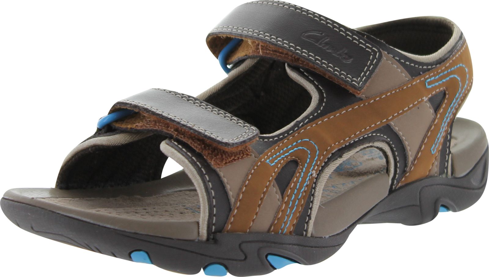 Clarks Boys Air Sand Leather Fashion Wide Width Sandals EBay
