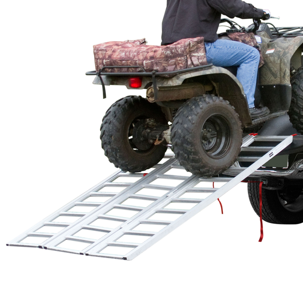 77 X 54 Aluminum Extra Wide Tri Fold Quad ATV Loading Ramp 1 500 Lb 77 X 54 Aluminum Extra Wide Tri Fold Quad ATV Loading Ramp 1 500 Lb