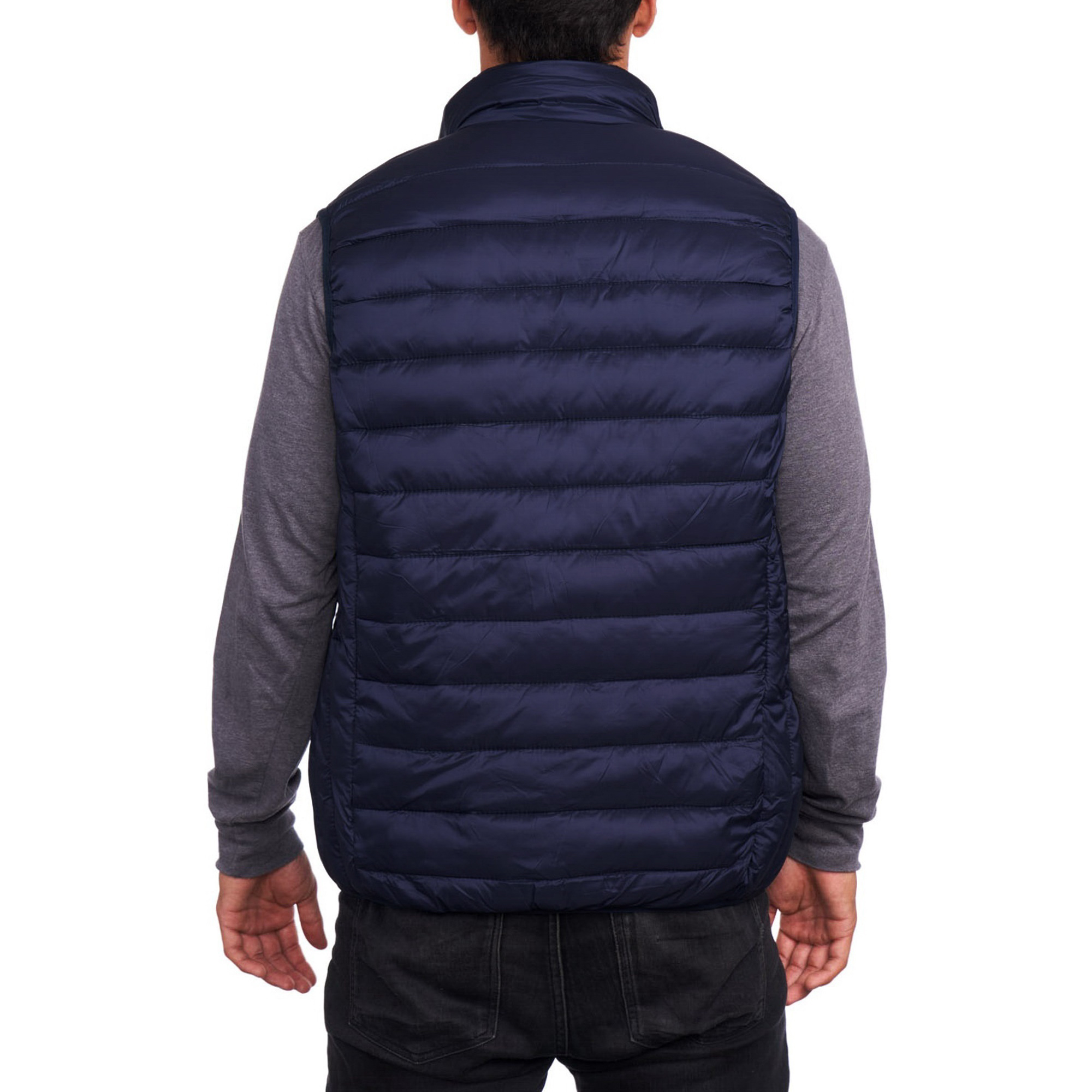 Alpine Swiss Mens Down Alternative Vest Jacket Lightweight Packable ...