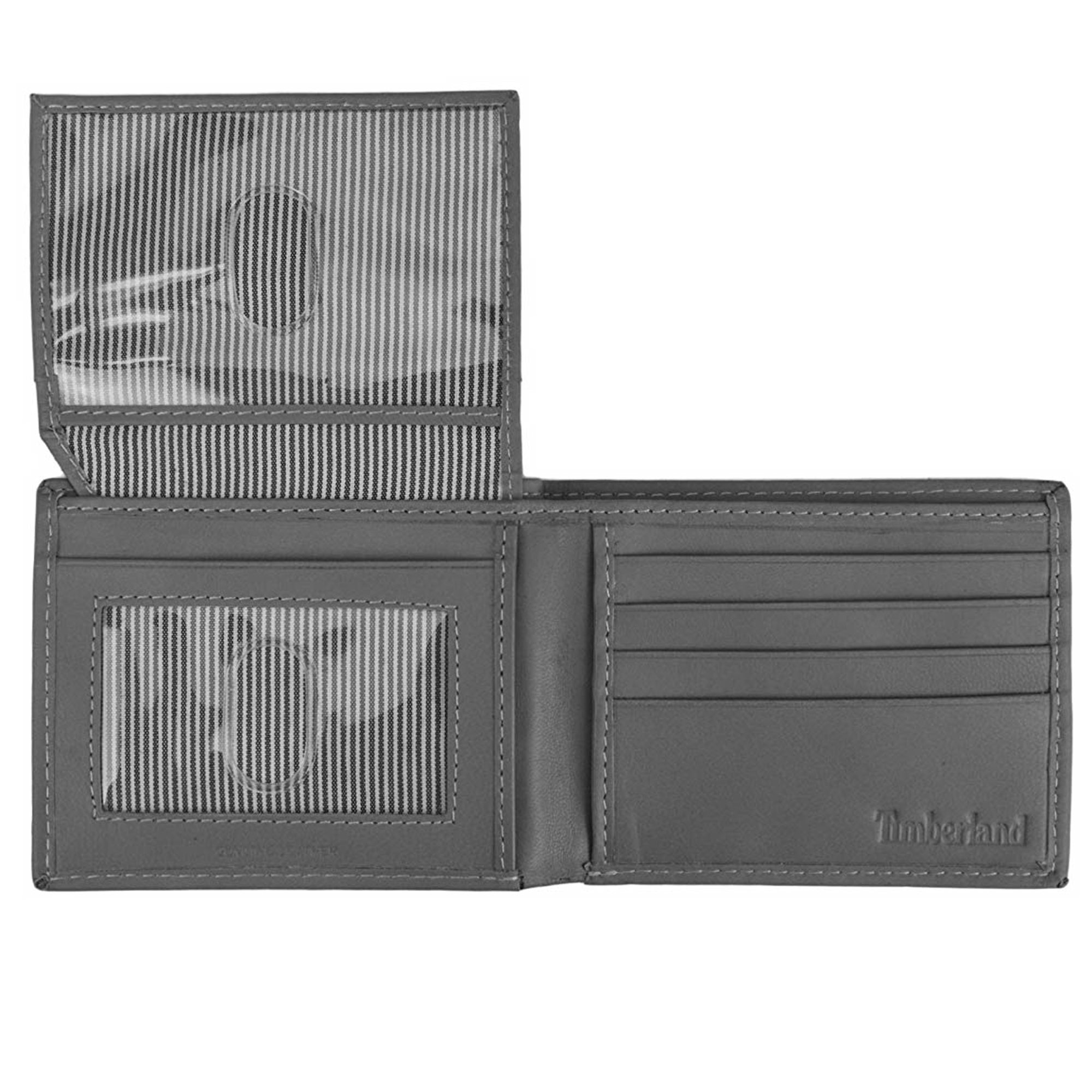 Timberland Men's Cloudy Wallet Genuine Leather Passcase Black D01387 ...