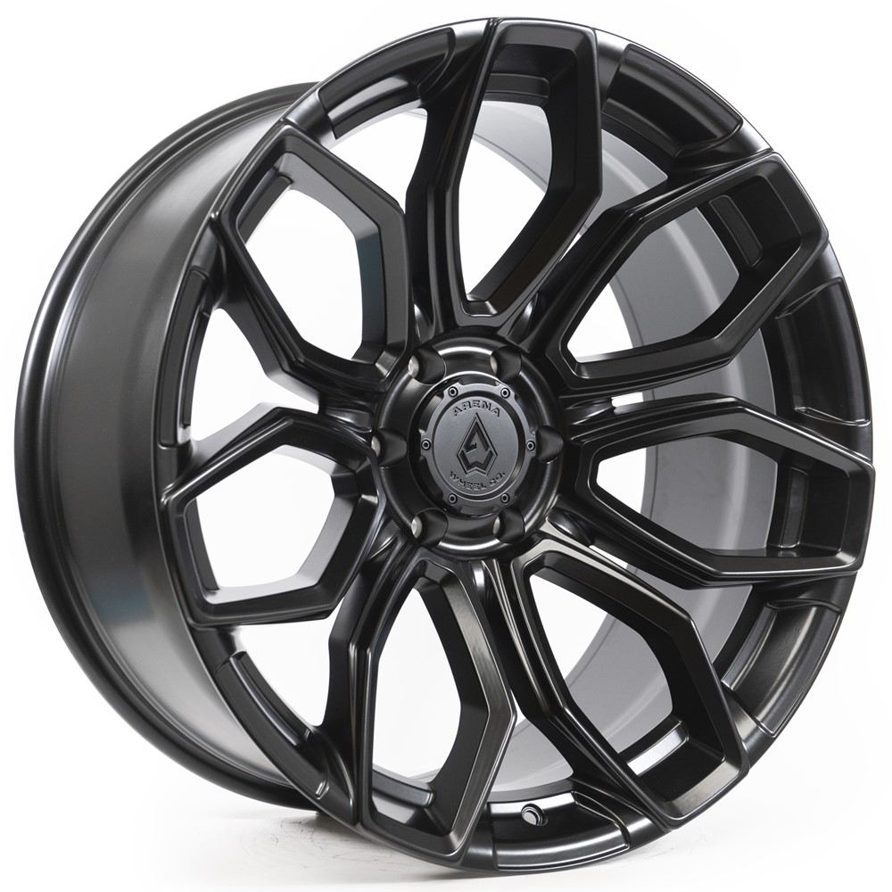 22x10 Arena A116 Cobra Satin Black Wheel 6x5.5 (15mm) 810187881268| eBay