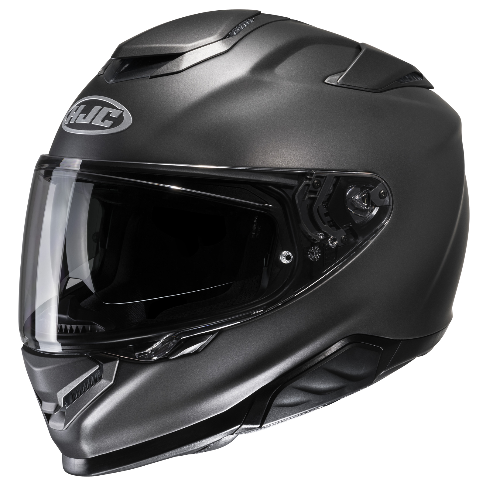 HJC RPHA 71 Solid Helmet Semi Flat Titanium (Large, Silver Semi Flat ...