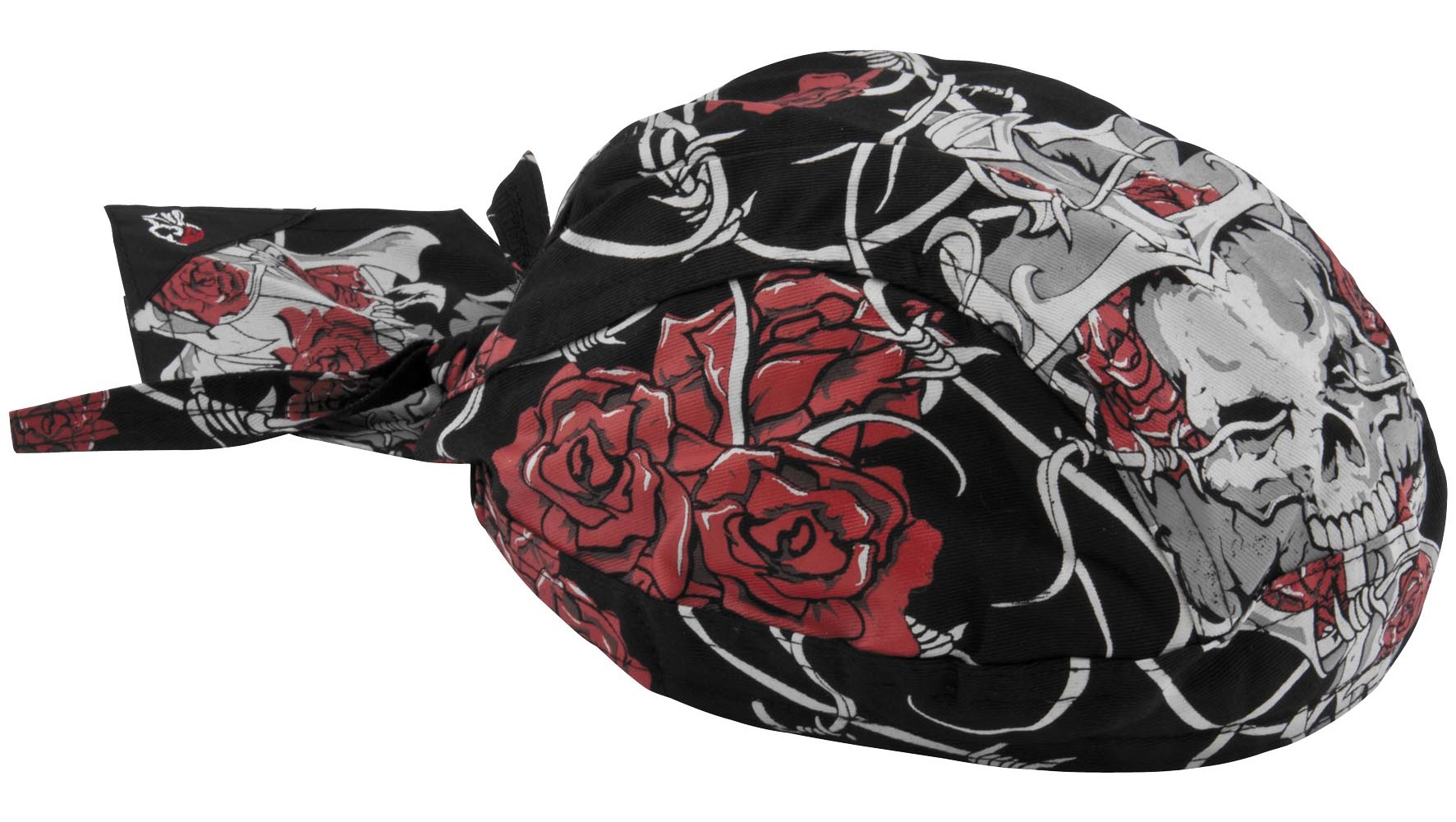 Zan Headgear Adult Flydanna Cotton Road Hog Bandanna (Black) ZSG114 for ...