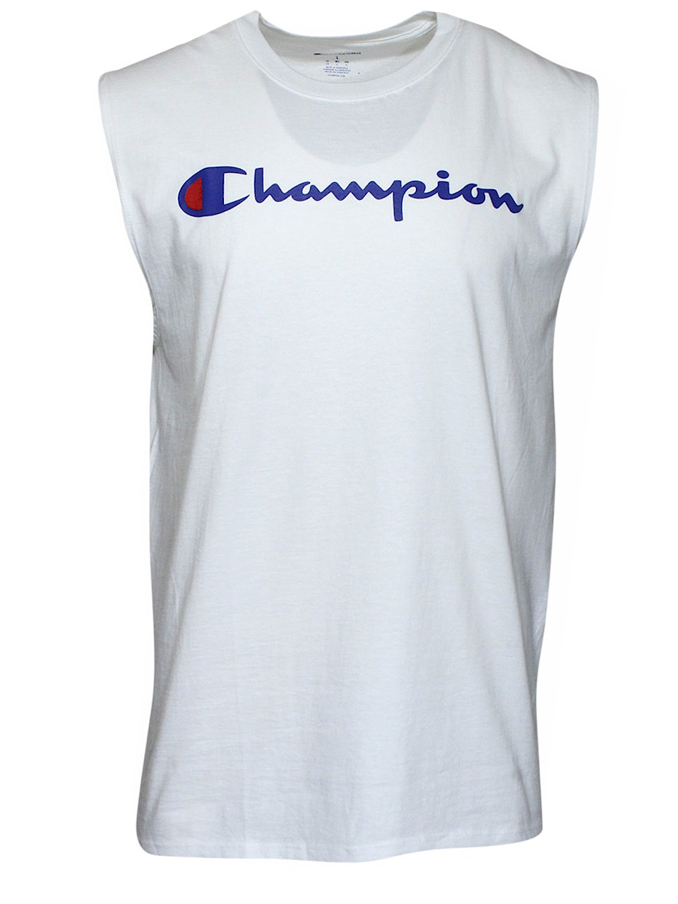 Champion Classic Jersey Muscle T-Shirt Men's Script Logo Tank Top | eBay