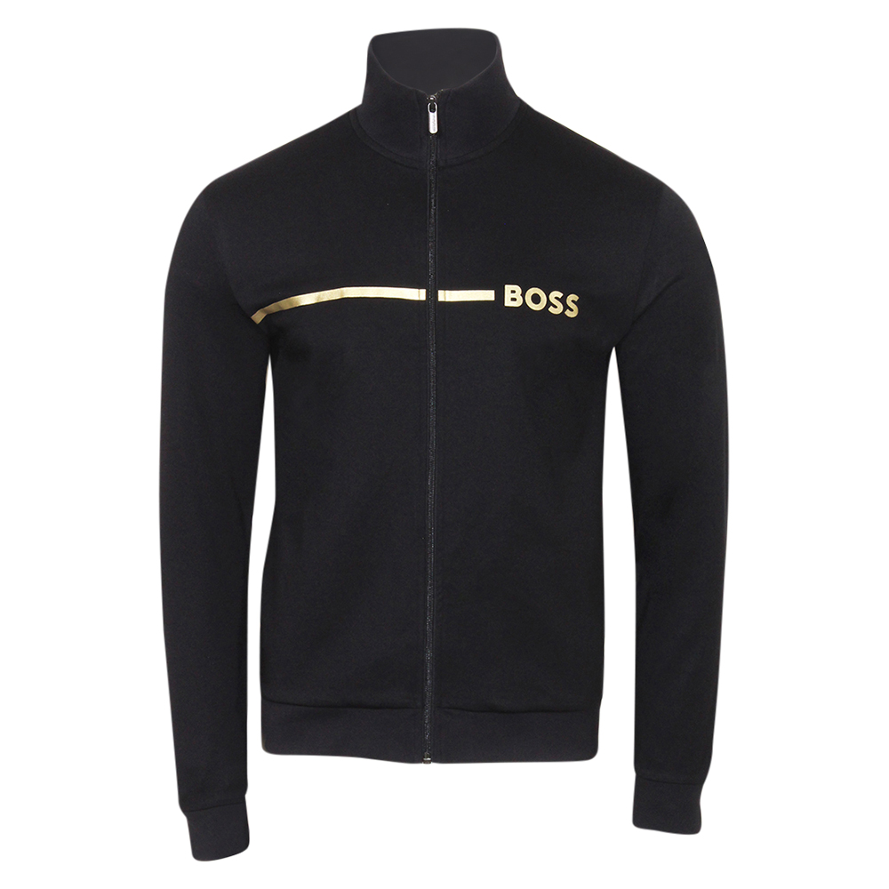 Hugo Boss Men's Tracksuit Jacket Black Long Sleeve Full Zip-Up | eBay