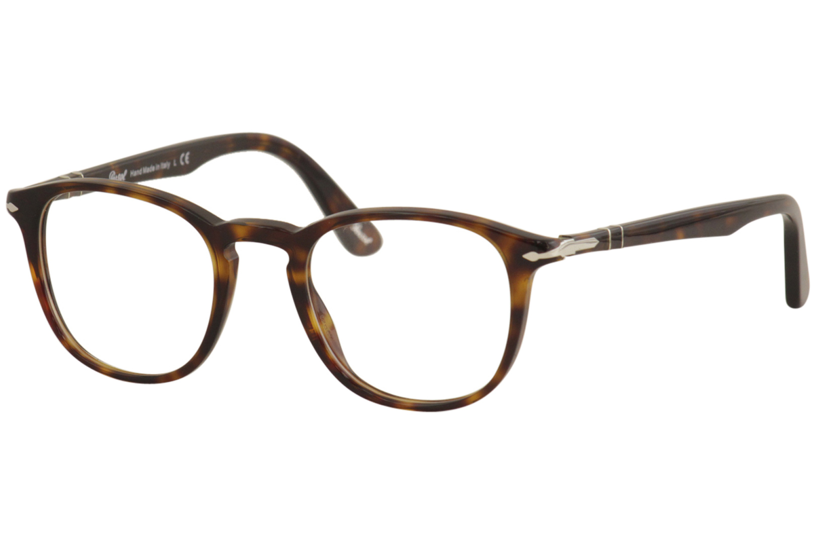 Persol Mens Eyeglasses Po3143v Po3143v 24 Havana Full Rim Optical Frame 49mm Ebay