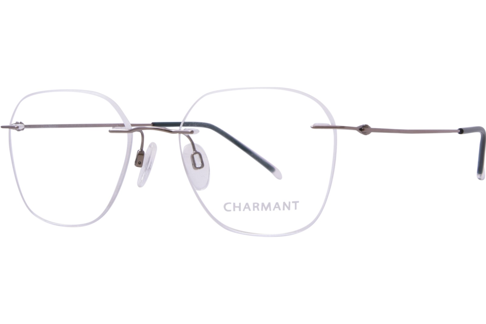Charmant 16705 Titanium Eyeglasses Women's Rimless Round Shape | eBay