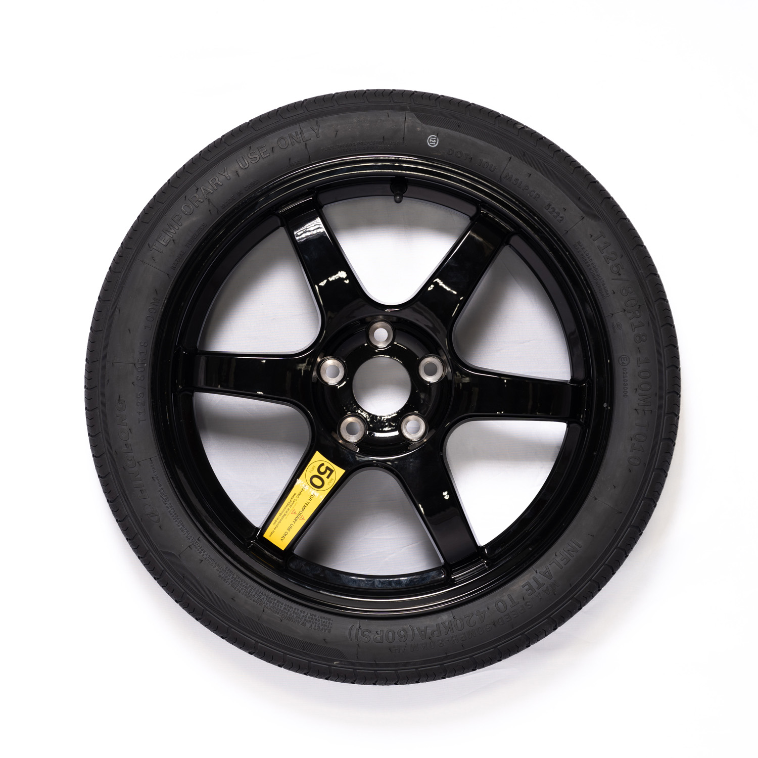 18" Spare Wheel Tire Kit for 2013-2025 Honda Accord 18x4 5x114.3 64.1 ...