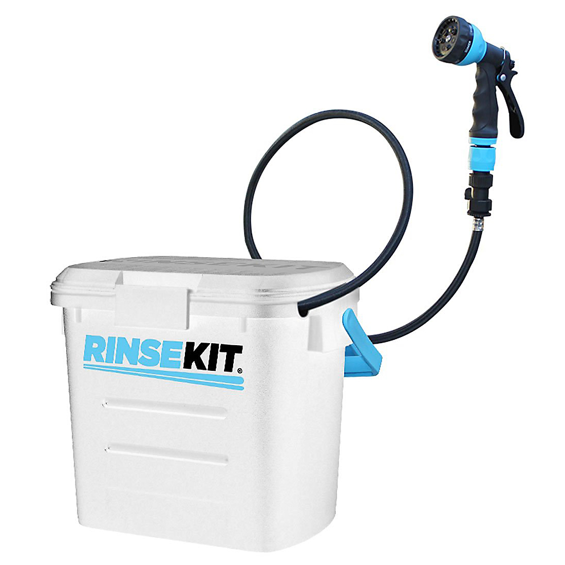 RinseKit Portable Shower 2 Gallon Sprayer White