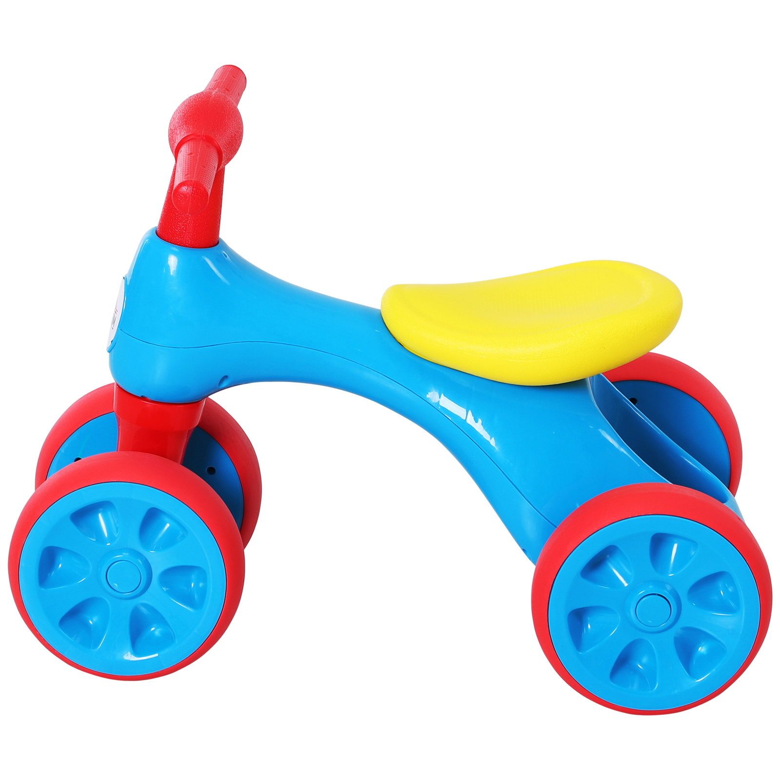 Baby Balance Bike Toddler Safe Training 4 Smooth Rubber Wheels w ...