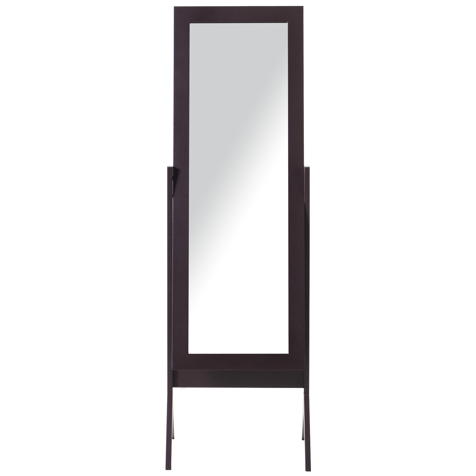 Tall Dressing Mirror Freestanding Adjustable Angle 148x47cm Bedroom | eBay