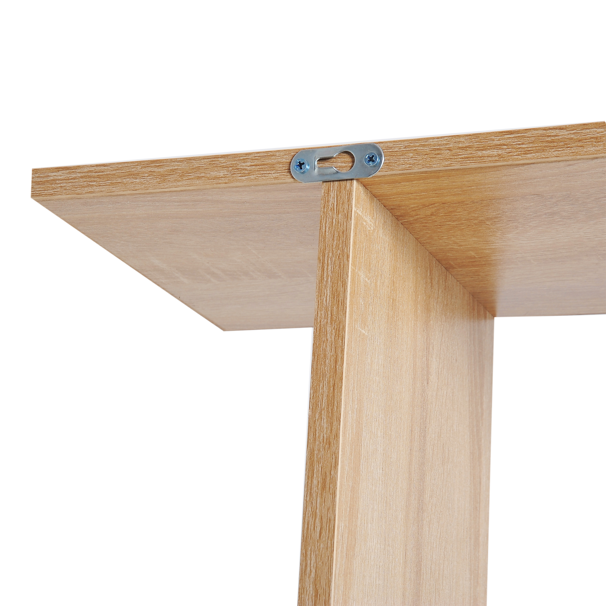 6 Tier Wooden Modern S-Shaped Shelf Unit Storage Display | eBay