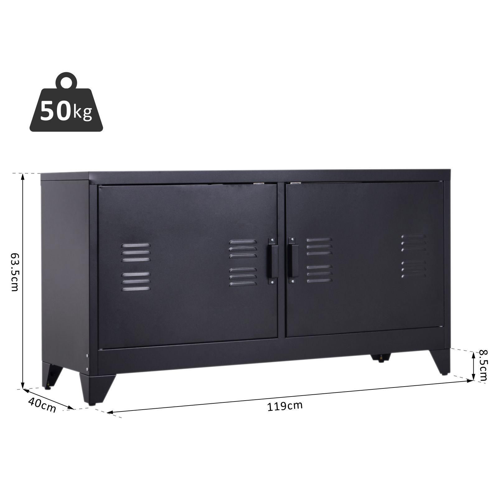 Metal Media Cabinet