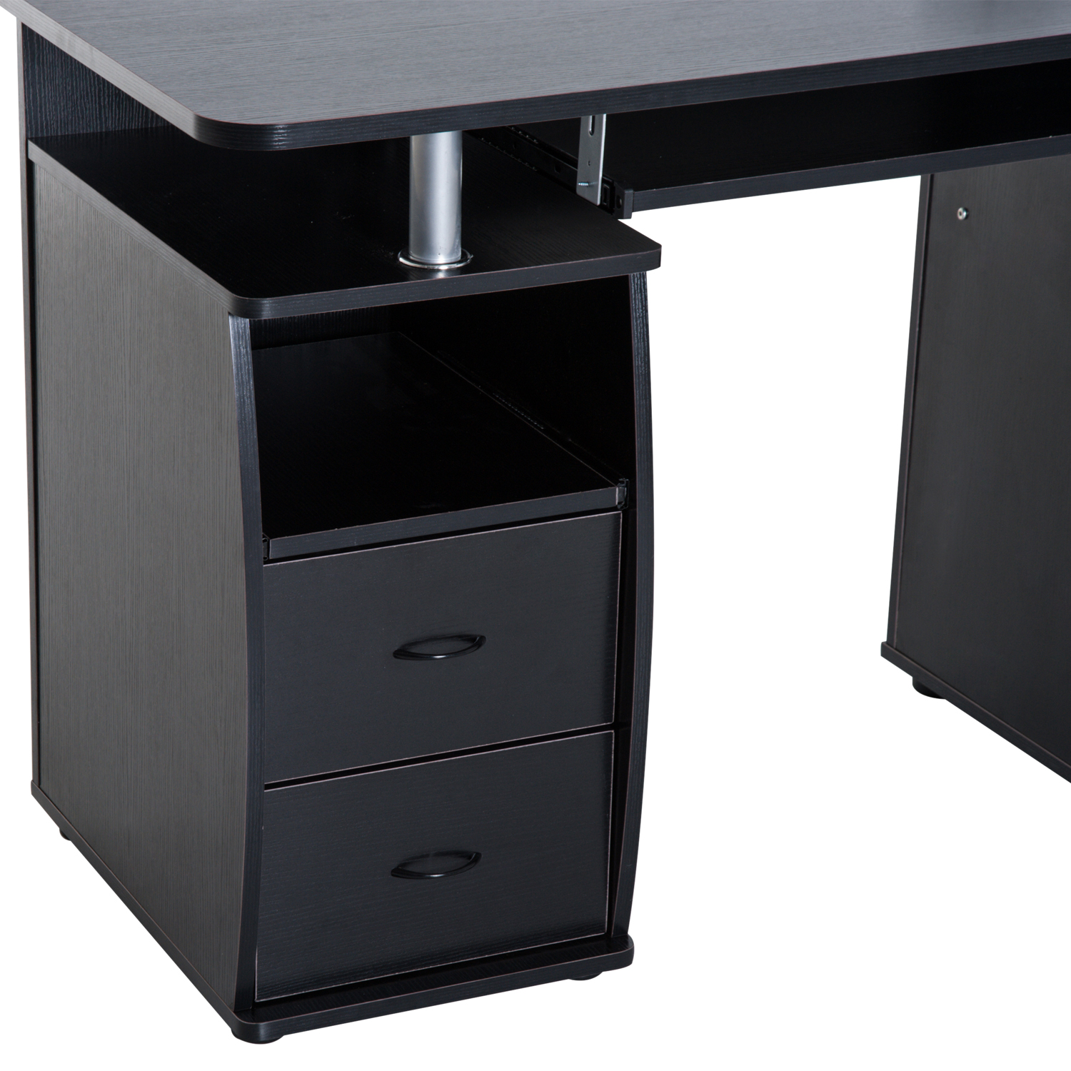 Wooden Pc Computer Desk Desktop Table Home Office Writing Workstation ...