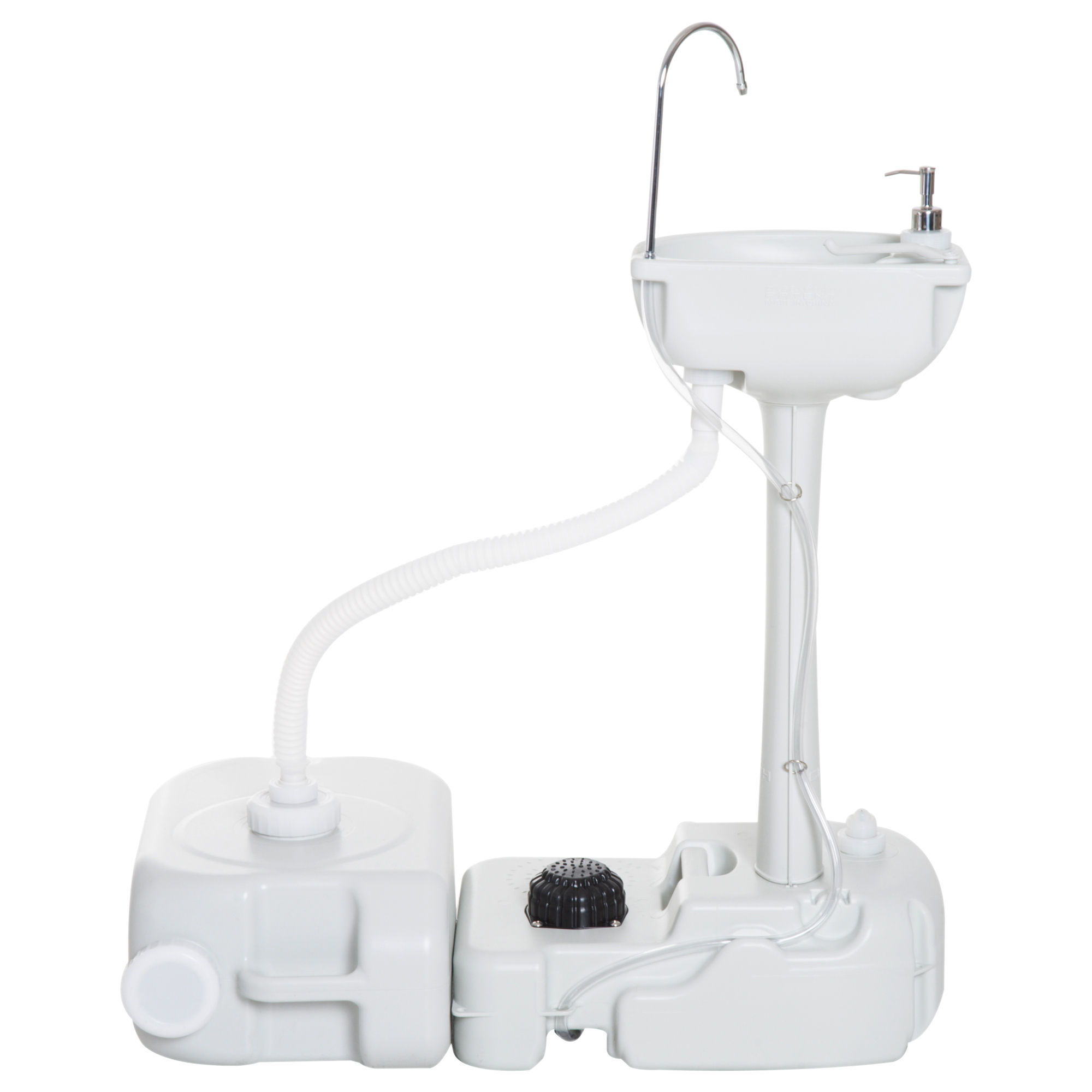 Outsunny Camping Portable Hand wash Sink Basin Water Tank Drainage ...