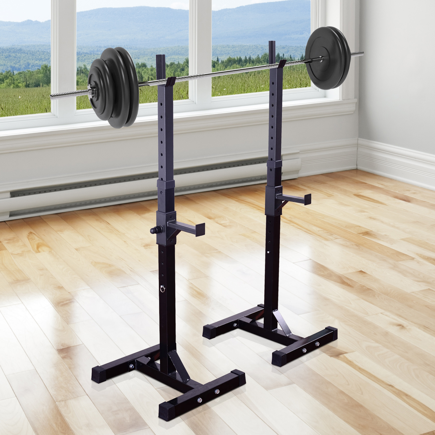 Homcom Outsunny Weight Bar Barbell Squat Stand Online Kaufen EBay