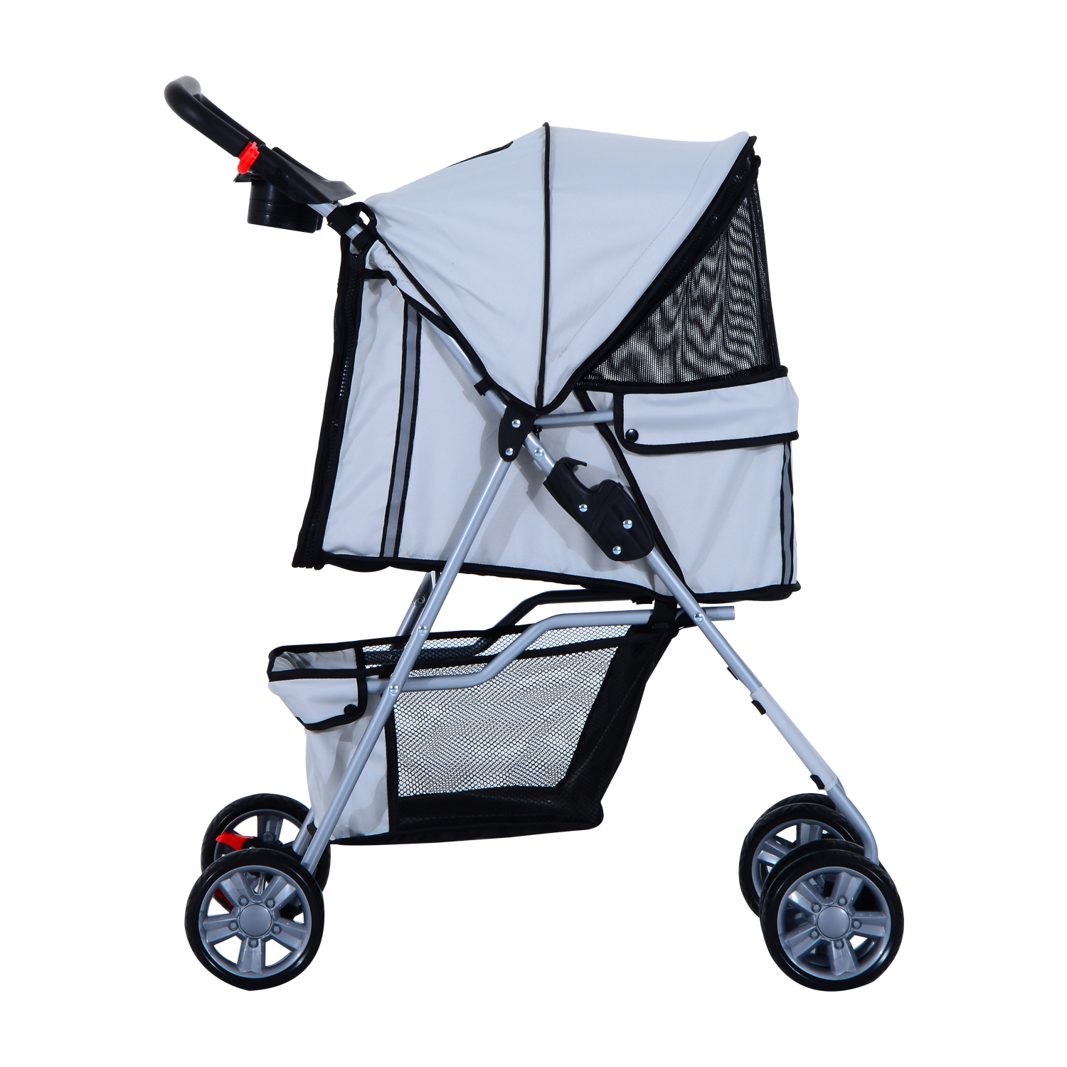 Hundewagen Hundebuggy Hunde Pet Stroller Buggy 4 Farben 3/4 Räder | eBay