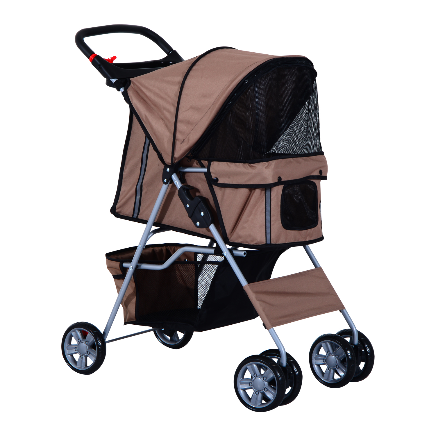 Hundewagen Hundebuggy Hunde Pet Stroller Buggy 4 Farben 3/4 Räder | eBay