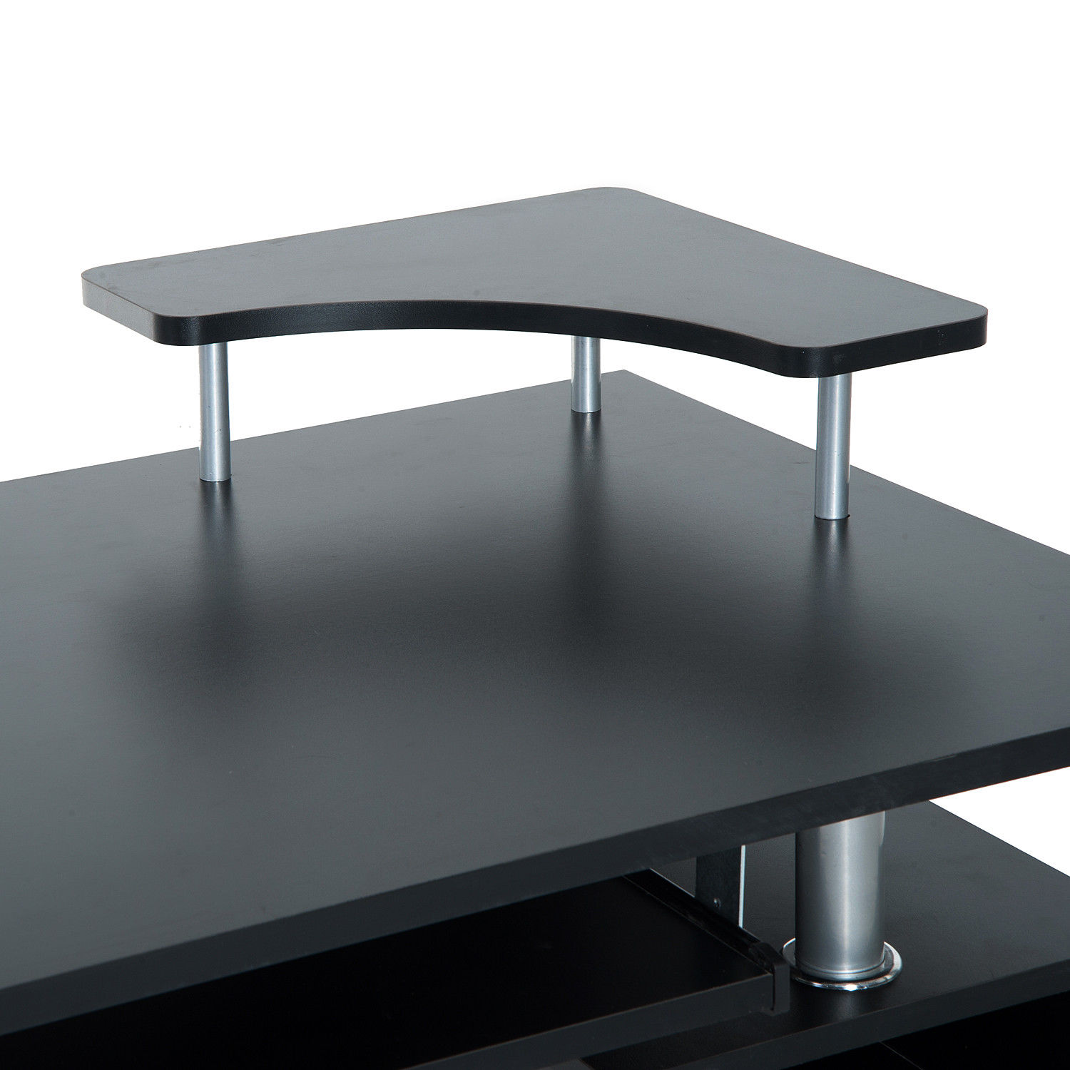 Wooden Pc Computer Desk Desktop Table Home Office Writing Workstation ...