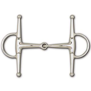 Toklat Jointed Snaffle Full Cheek- English Bits & Tack