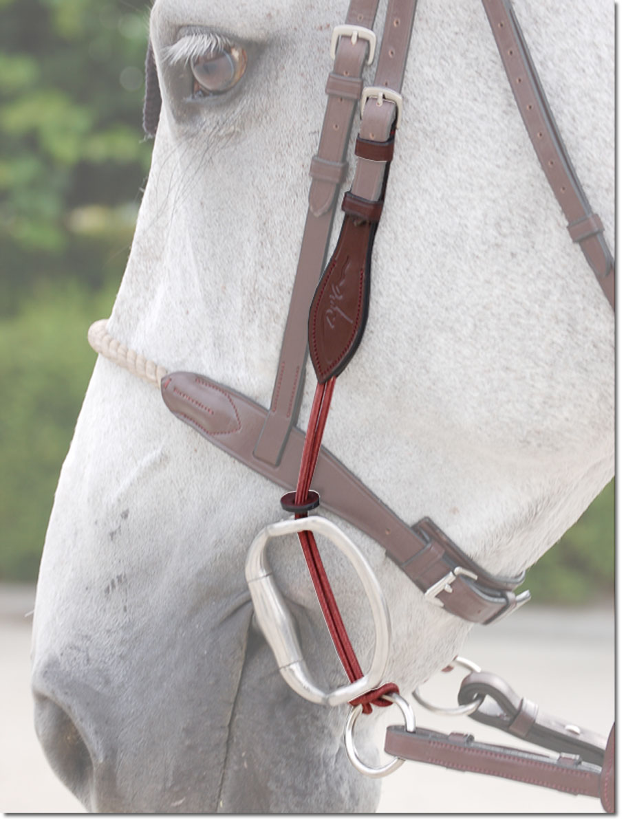Dy'on Thin Rope Gag Cheek Pieces- Bit & Bridle Parts