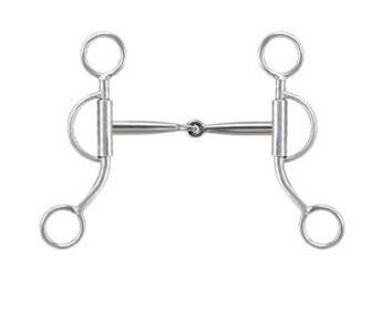 Western Short Shank Snaffle Bit - Tom Balding Bits
