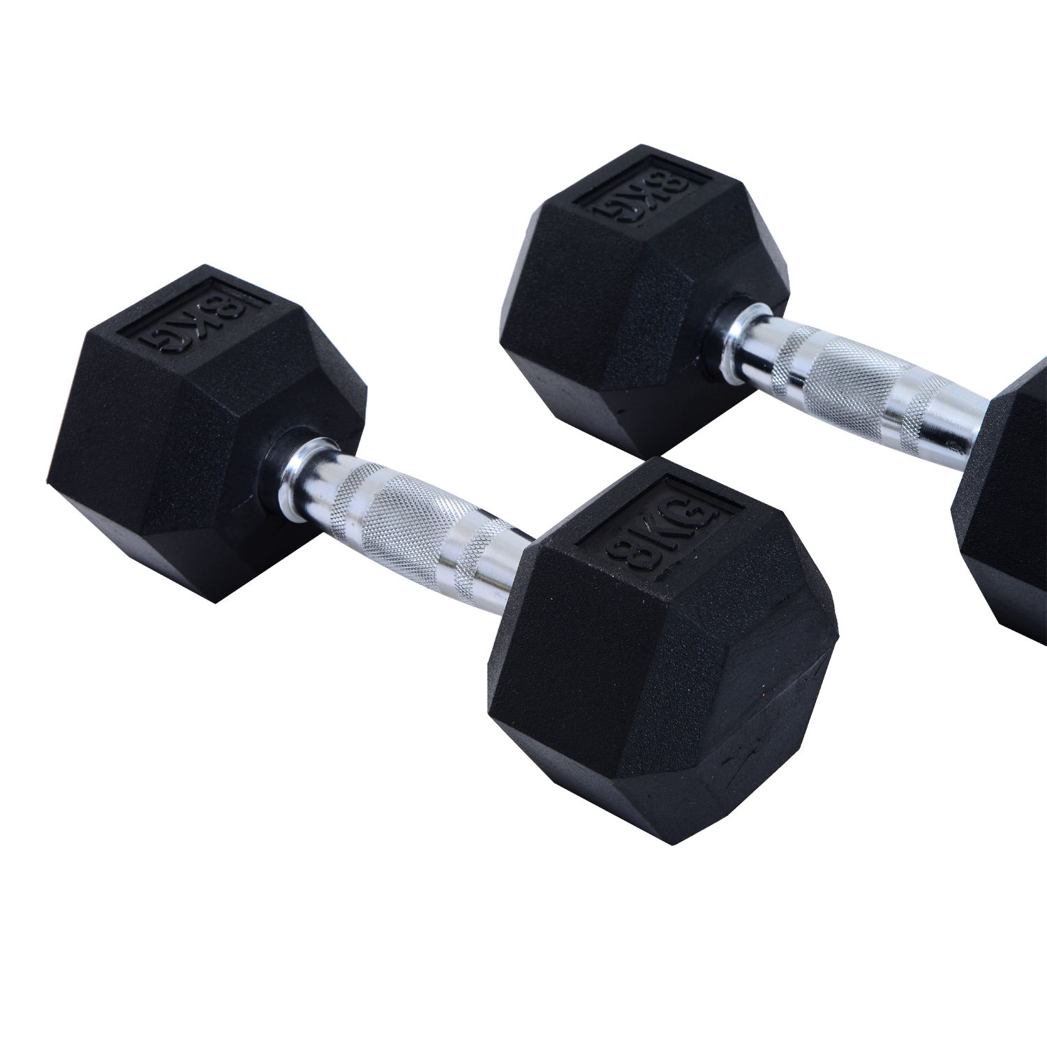 Hex Dumbbell Rubber Weights Sets Hexagonal Gym Fitness Lifting Home | eBay