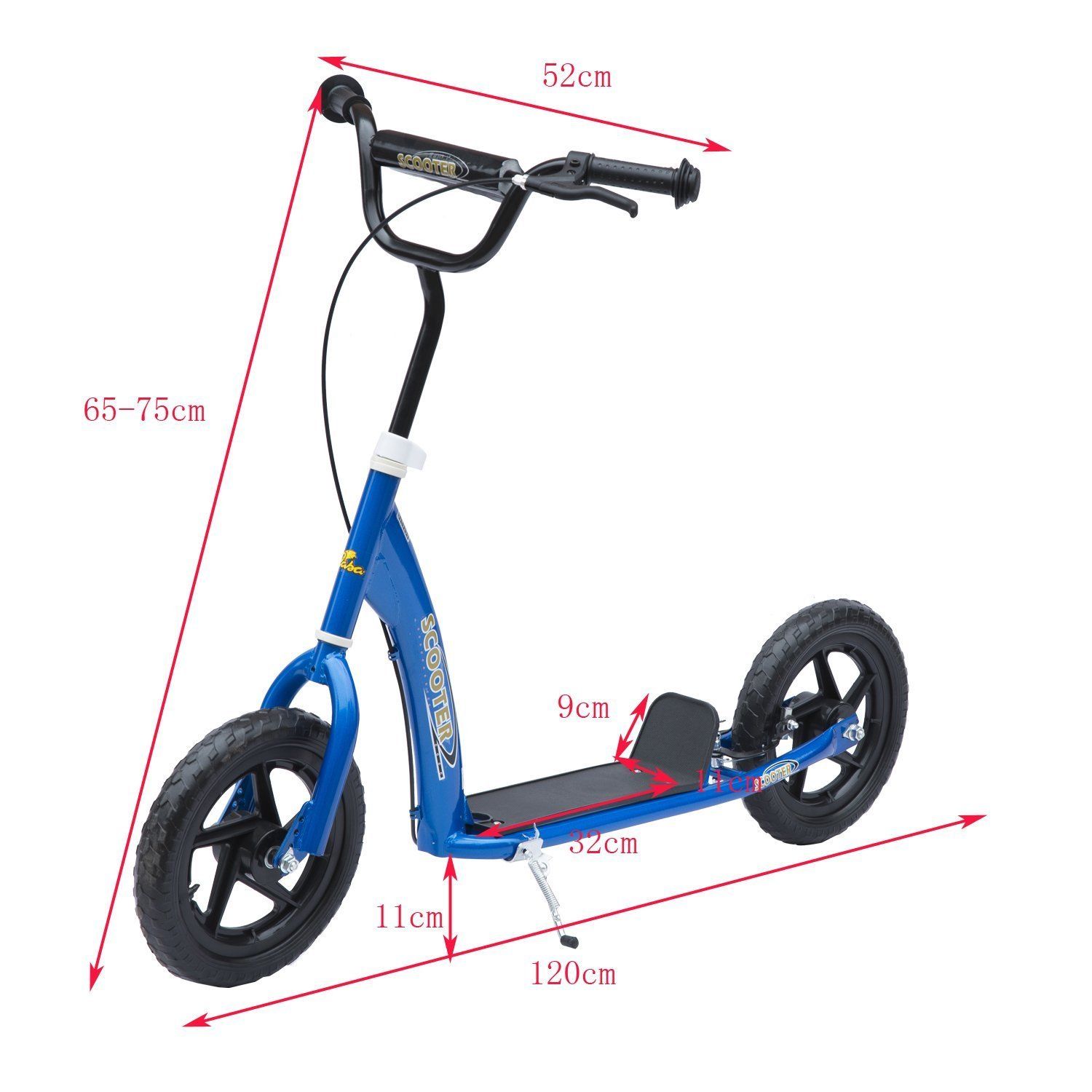 Teen Push Scooter Kids Children Stunt Scooter Bike Bicycle Ride On 12 ...