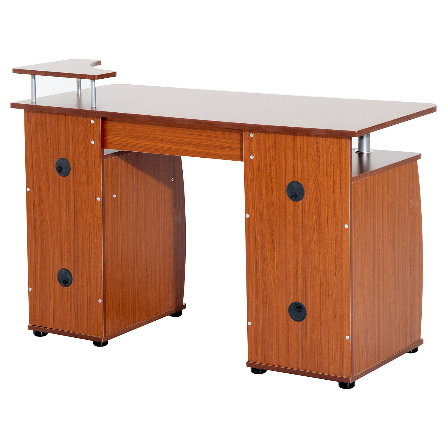 Wooden Pc Computer Desk Desktop Table Home Office Writing Workstation ...