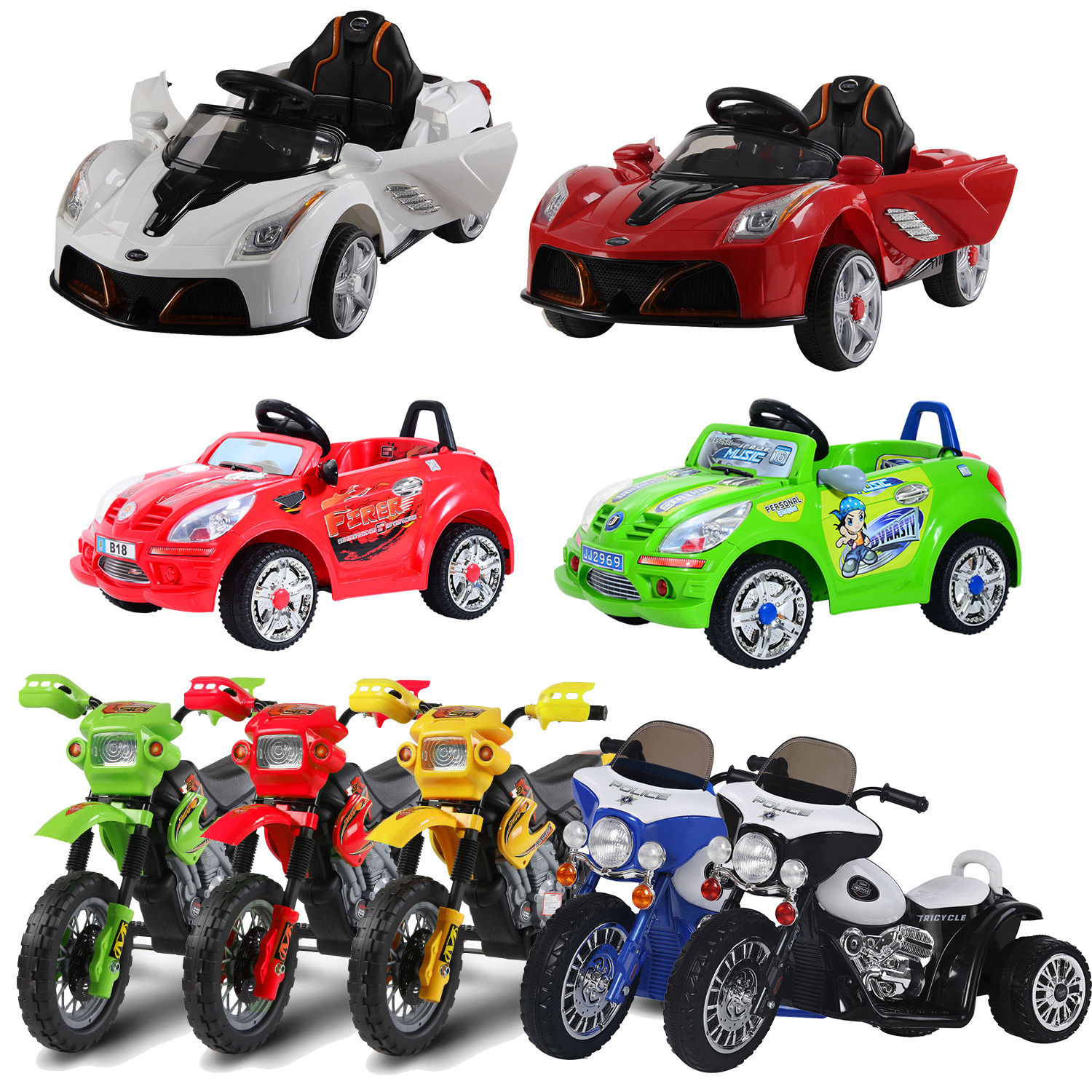 Electric Ride on Car Motorbike Tricycle Kids Ride On Car Children ...