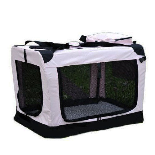 Dog Pet Puppy Fabric Portable Carrier Crate Kennel Bag Cage Fold Travel ...