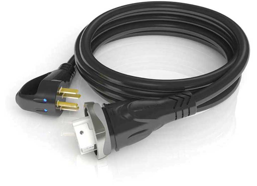 Lippert 2021123711 25' 50A 125/250V RV Power Smart Cordset, Black ...