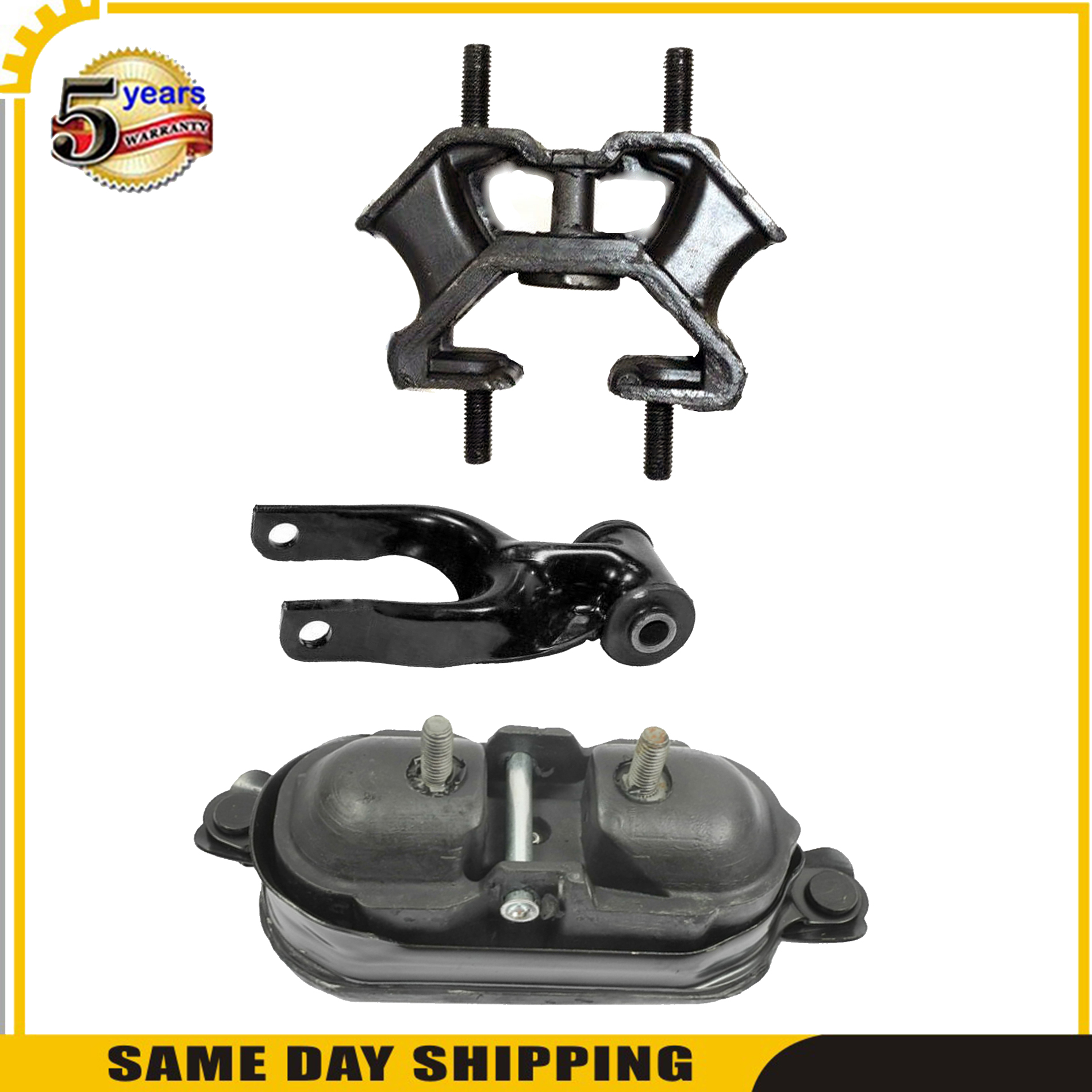 Engine Motor & Trans Mount Set 3PCS Fits 2005-2006 Pontiac Montana 3.5L FWD