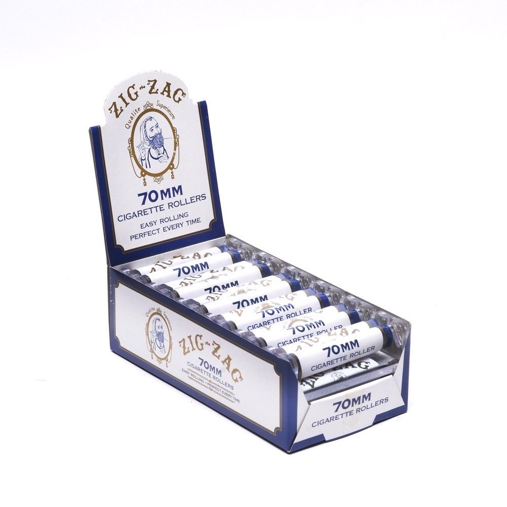 Zig-Zag 70MM White Cigarette - 5 ROLLERS - Machine Zig Zag Roll Papers ...