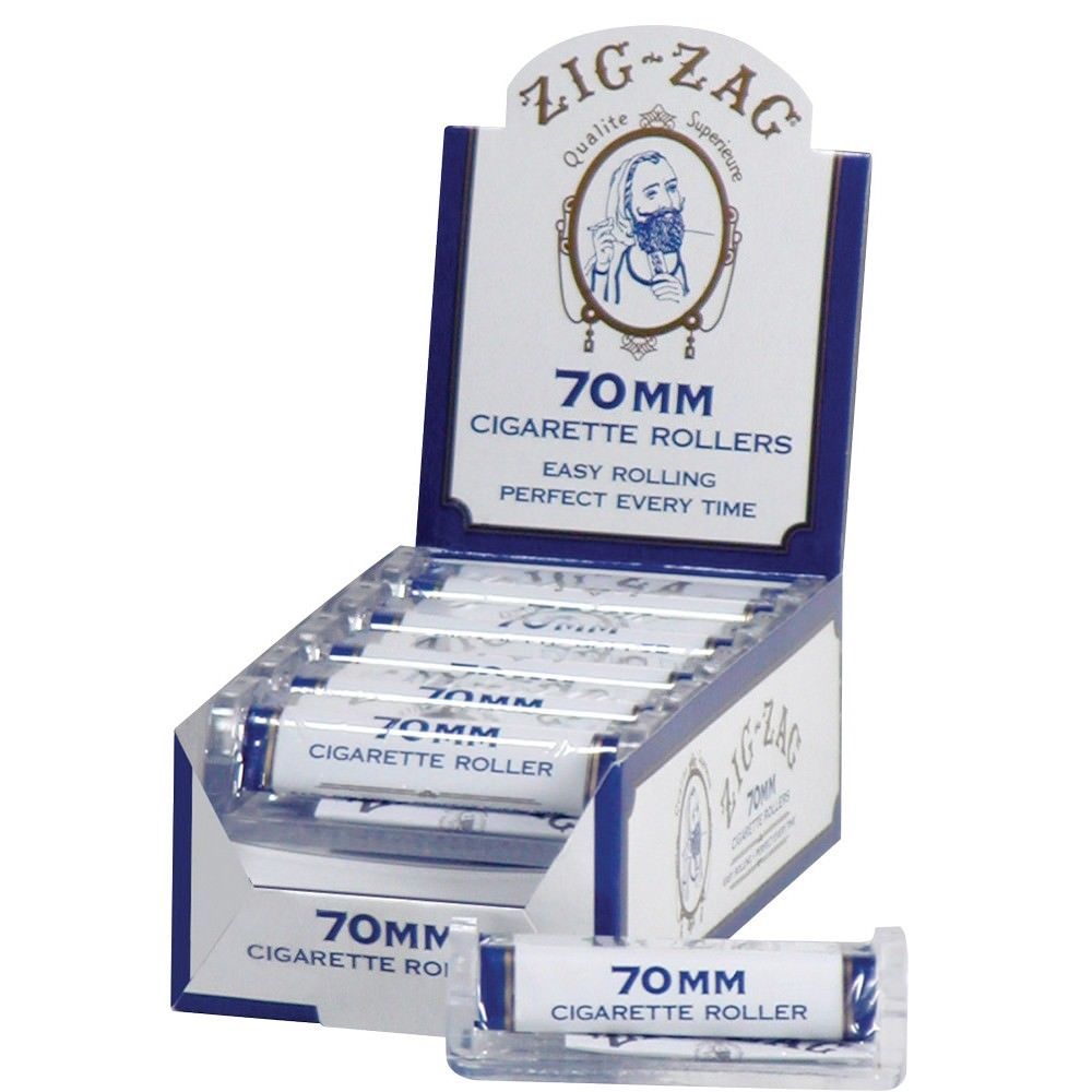 Zig-Zag 70MM White Cigarette - 5 ROLLERS - Machine Zig Zag Roll Papers ...
